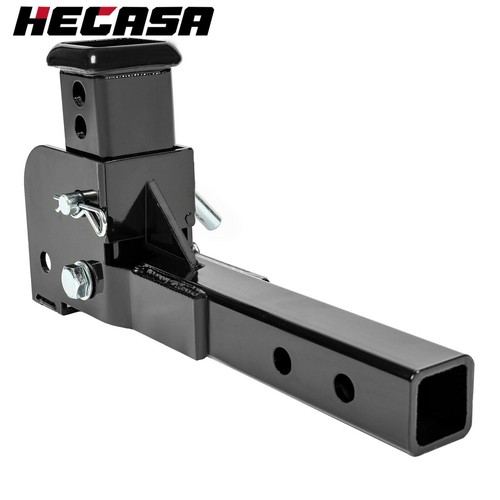 Folding 2" Trailer Hitch Mount Shank Tow Adapter Cargo Wheelchair ...