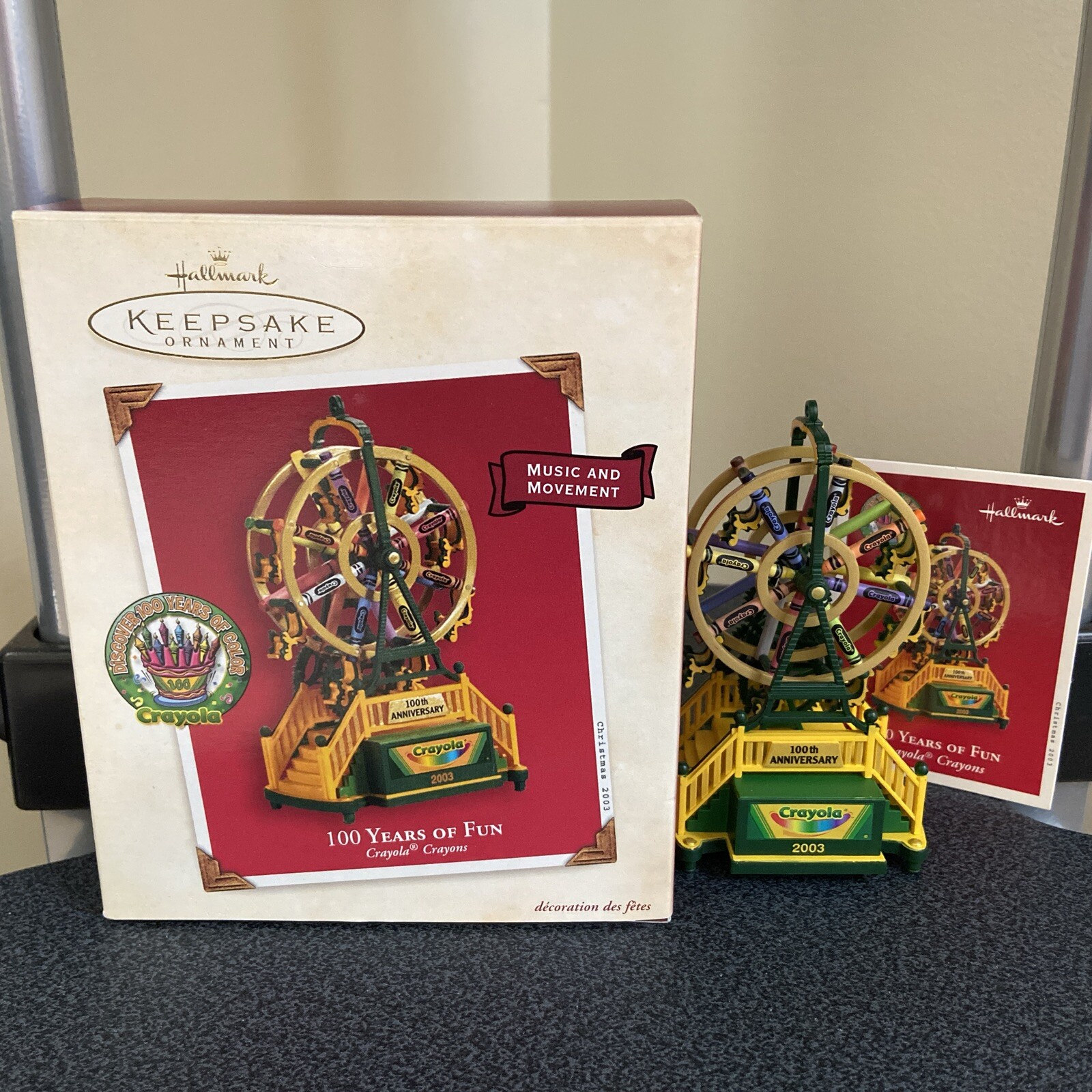 Hallmark Keepsake Ornament - Crayola 100 Years Of Fun - Ferris Wheel | eBay