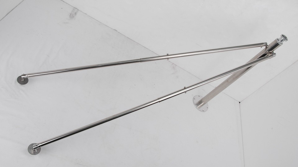Water Ski Pylon for Outboard Boat Stainless Steel Adjustable Pole ...