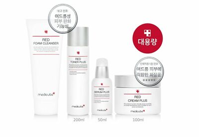 MEDICUBE Red Line Plus Full Set Cleanser Toner Serum Cream Acne ...
