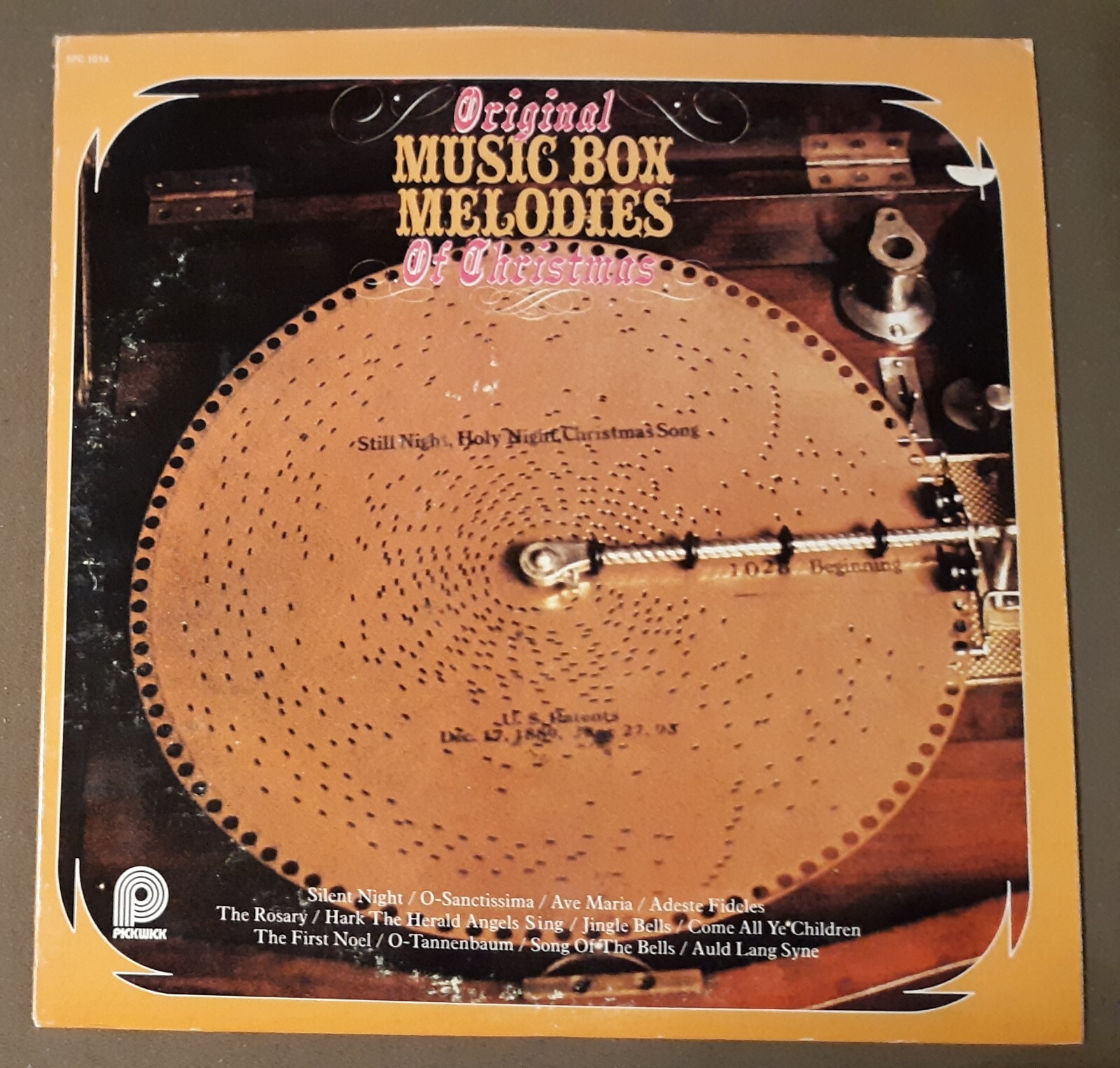 Original Music Box Melodies of Christmas by Pickwick Records 33rpm ...
