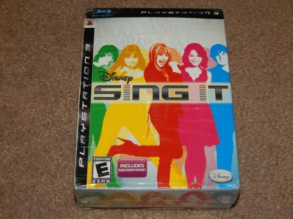 Disney Sing It Game PlayStation 3 Ps3 With The Microphone 34 Songs ...