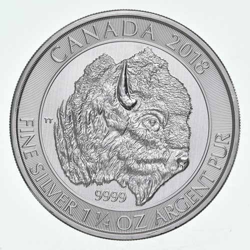 2018 Canada 8 Dollars Silver Bison 1 1/4 Oz 1.25 Oz Silver *7377 | eBay