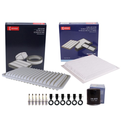 Denso Tune Up Kit NGK 6 Spark Plugs and Boots Kit for Highlander 3.3L ...