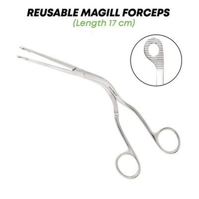Reusable Magill Forceps 17 cm Stainless Steel Surgical Instruments ...