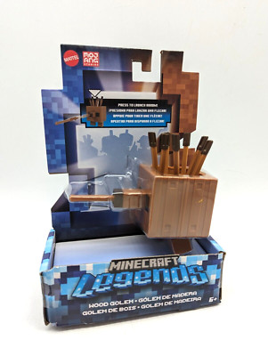 Mattel Minecraft Legends WOOD GOLEM Action Figure w Attack Action ...