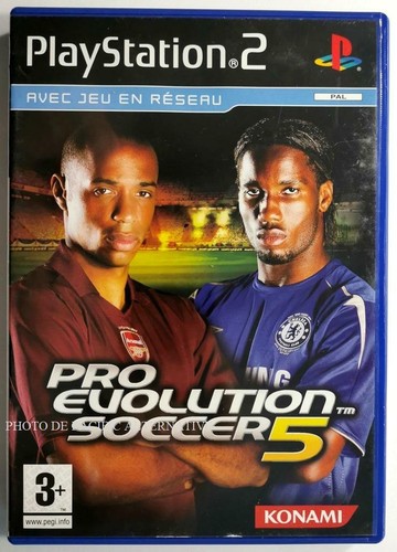 jeu PRO EVOLUTION SOCCER PES 5 playstation 2 PS2 francais football ...