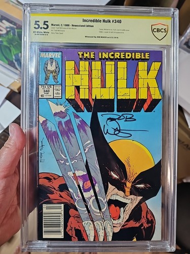 Incredible Hulk #340 Wolverine Appearance McFarlane Cover - Signed By ...