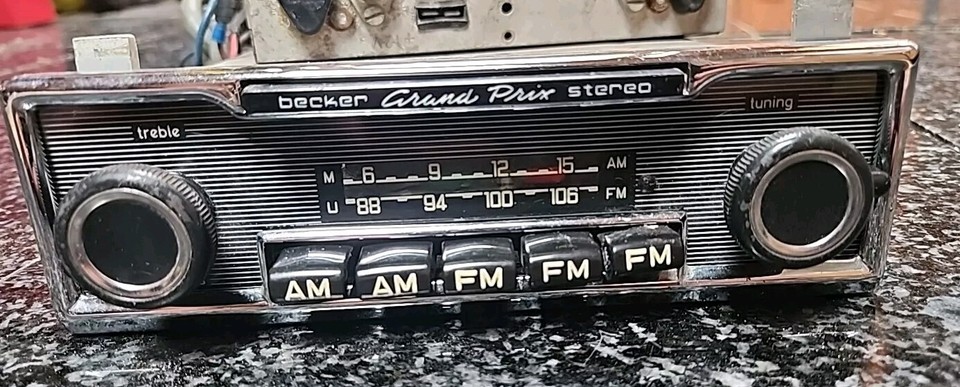 Becker Grand Prix Stereo Radio Used working Mercedes Ferrari Oem W/ Amp ...