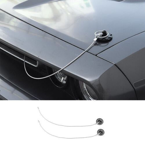 For Dodge Challenger 2015-2020 Black Engine Hood Catch Latches Lock ...