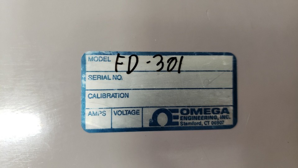 Omega Ultrasonic Flow Meter FD-301 with 1/4" Flow Sensor - TESTED | eBay