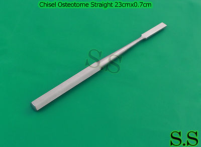 Medical Orthopedic Surgical Chisel Osteotome Straight 23m x 7mm Dental ...