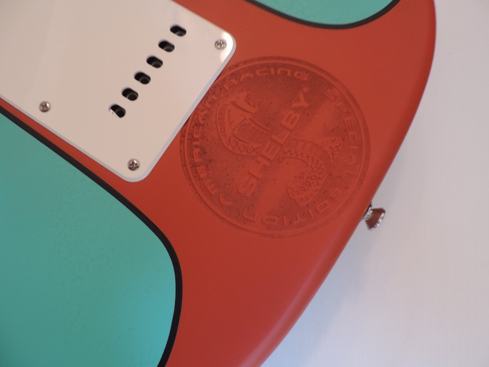 FENDER STRATOCASTER FORD GT40 LE MANS SHELBY GULF RACING CUSTOM PRE ...