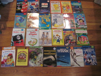 Lot 25 Levels 1-5 HELLO READER I Can Read STEP INTO READING DK Readers ...