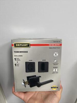 Defiant Tonebridge Single Cylinder Combo Pack Square Series in Matte ...