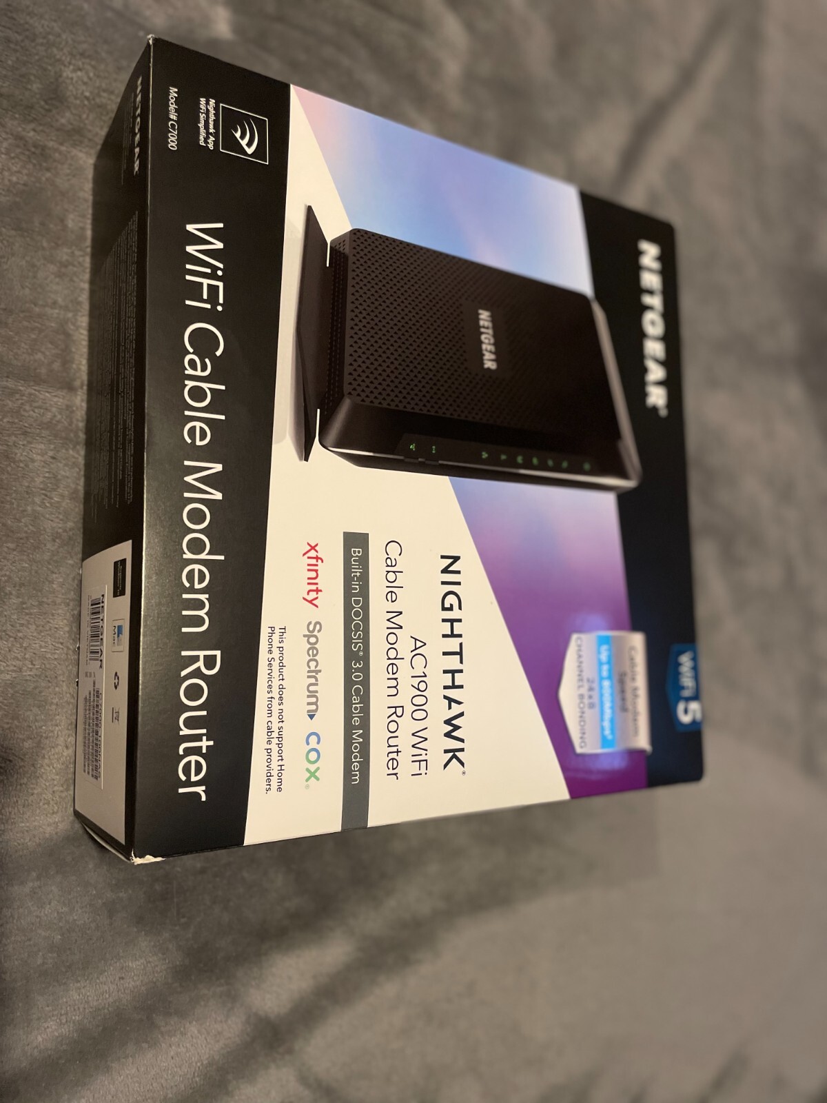 netgear nighthawk ac1900 wifi cable modem router c7000-100NAS ...