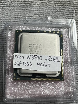 Intel W3540 2.93 GHz Quad Core LGA 1366 130W Processor Tested | eBay