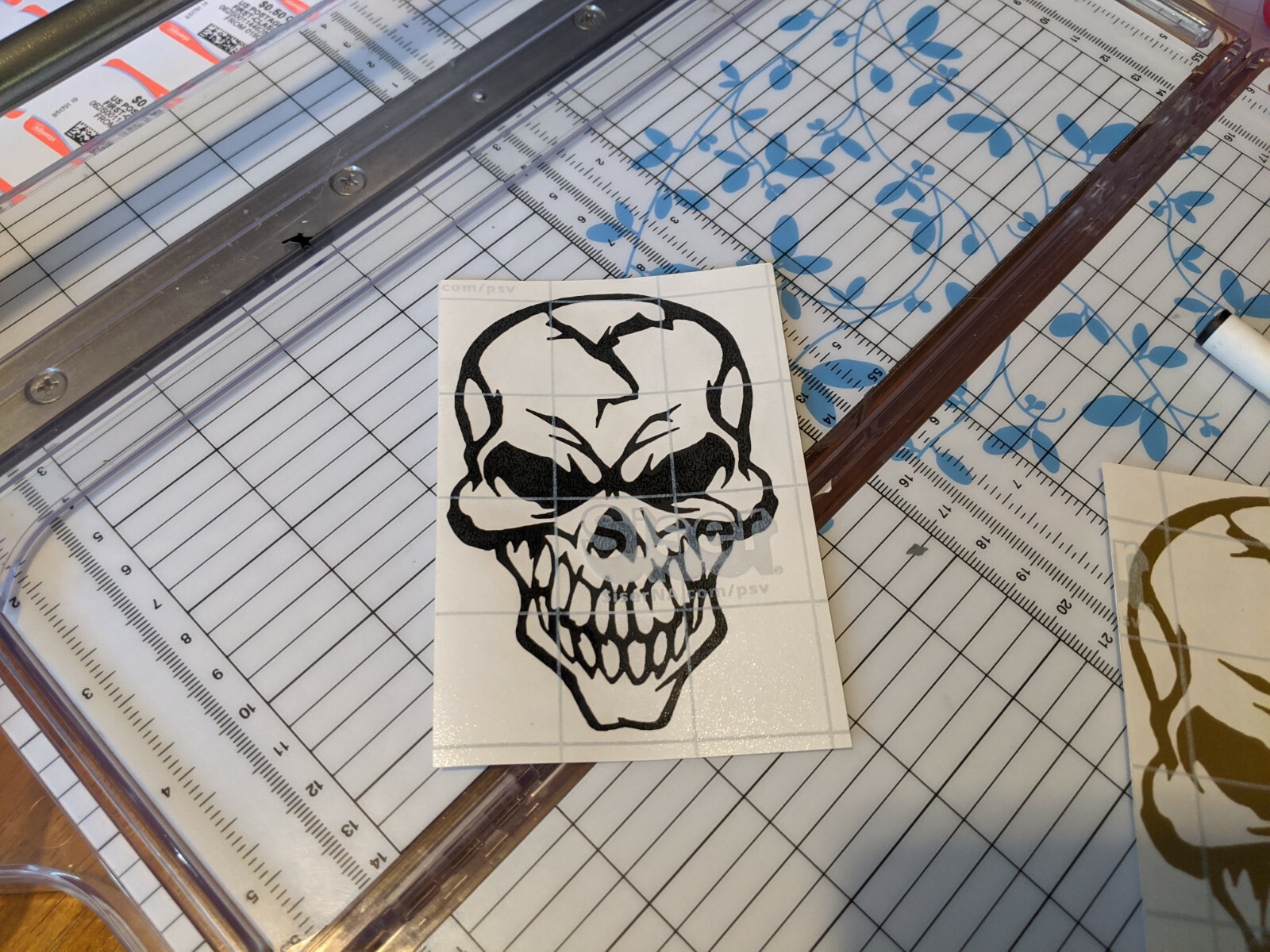Evil Skull Sticker Scary Skeleton Decal Car Truck Window Vinyl Turbo 4 ...