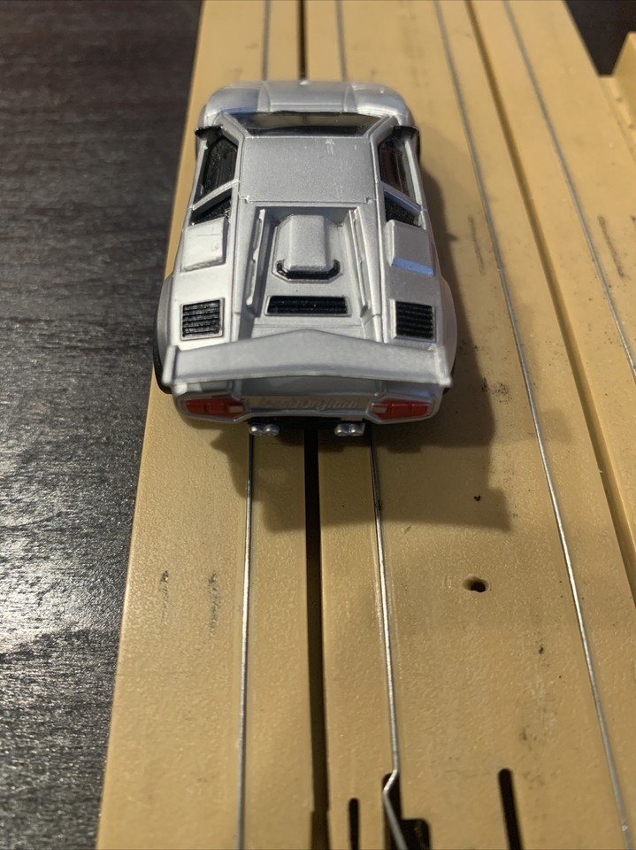 Tyco Magnum 440-X2 Lamborghini Silver HO Slot Car NO. 8918 Tested! | eBay