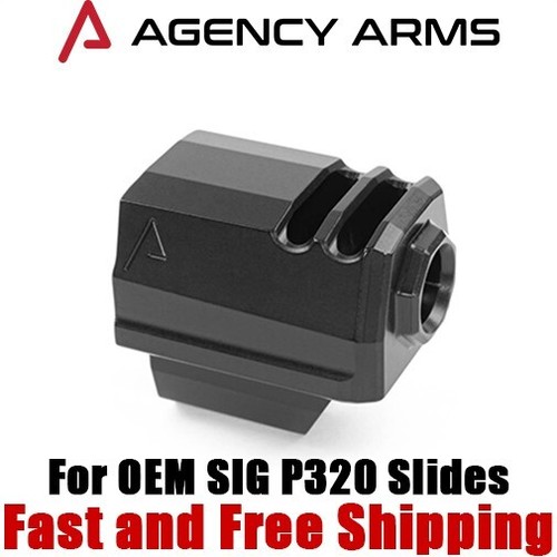 Agency Arms 419 Dual Port 9mm Compensator/ Comp for SIG SAUER P320 ...