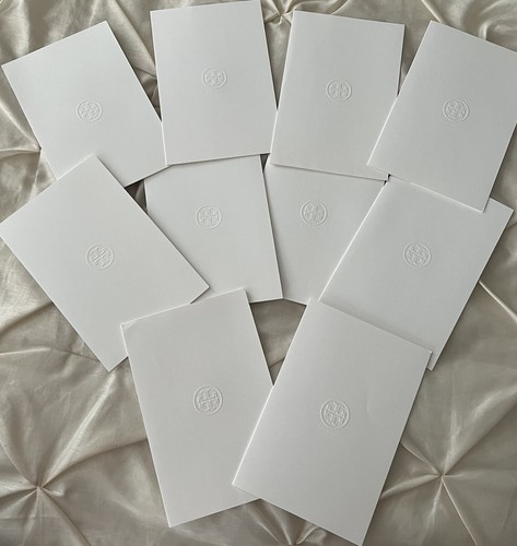 100% Auth Tory Burch Logo Lot Of 10 Receipt Envelope | eBay