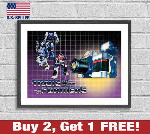 Transformers G1 Reflector Camera Box Artwork Poster 18" x 24" Print ...