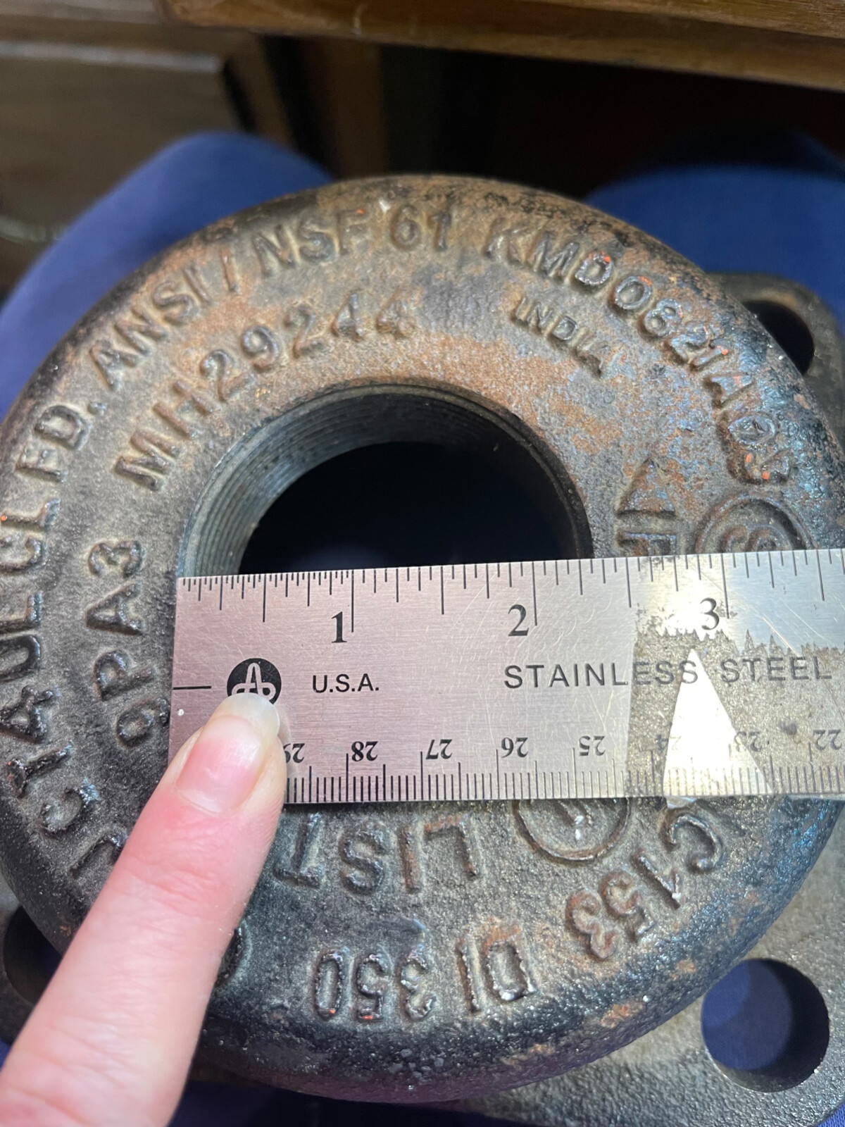 (Lot of 2) 6" MJ Cap 2" Tap DI C153 Less Accessories MJC06T (D5) | eBay