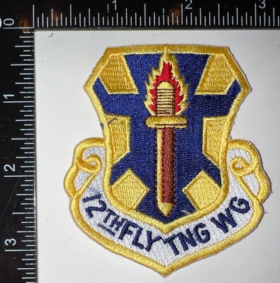 USAF US Air Force 12th Flying Training Wing Patch | eBay