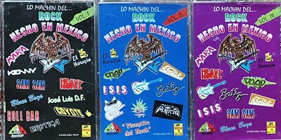 Lo Mas Machin del… Rock Hecho En Mexico 3 Cassettes PUNK ALTERNATIVE ...