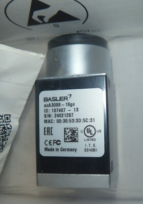 Basler ace acA3088-16gc GigE Camera 6.4MP, Sony imx178 Color CMOS ...