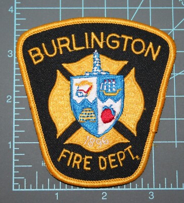 BURLINGTON Fire Department ONTARIO CANADA Uniform Patch FIRE FIGHTERS ...