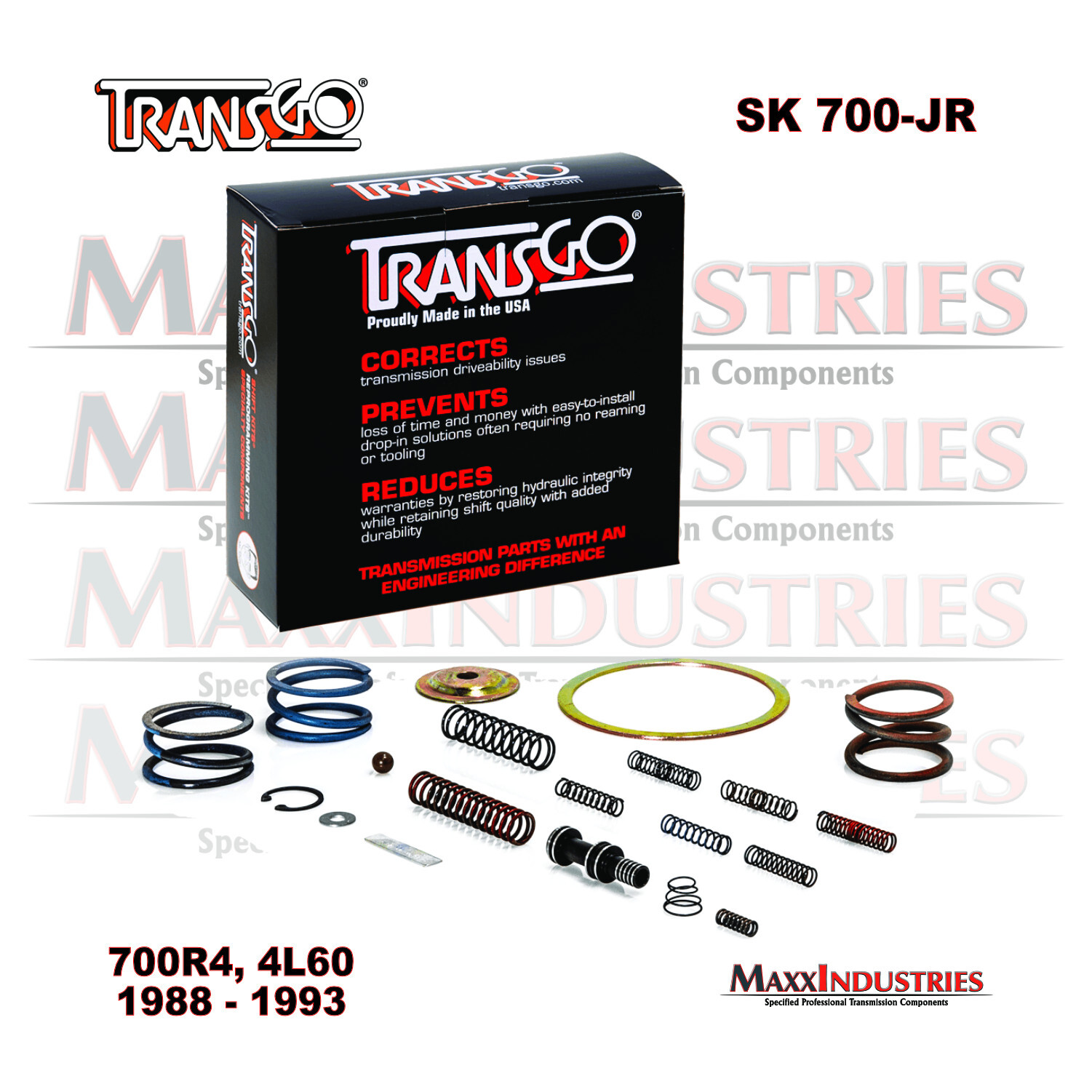 fits GM 700R4 4L60 TransGo SK-700-JR Transmission Valve Body Shift Kit ...