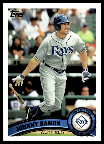 2011 Topps #466 Johnny Damon - Tampa Bay Rays | eBay
