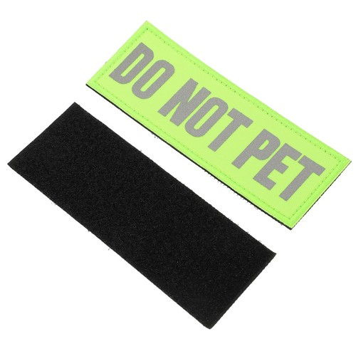 2 Pcs Reflective Service Dog Cloth Stickers Patches for Vest Backpacks ...