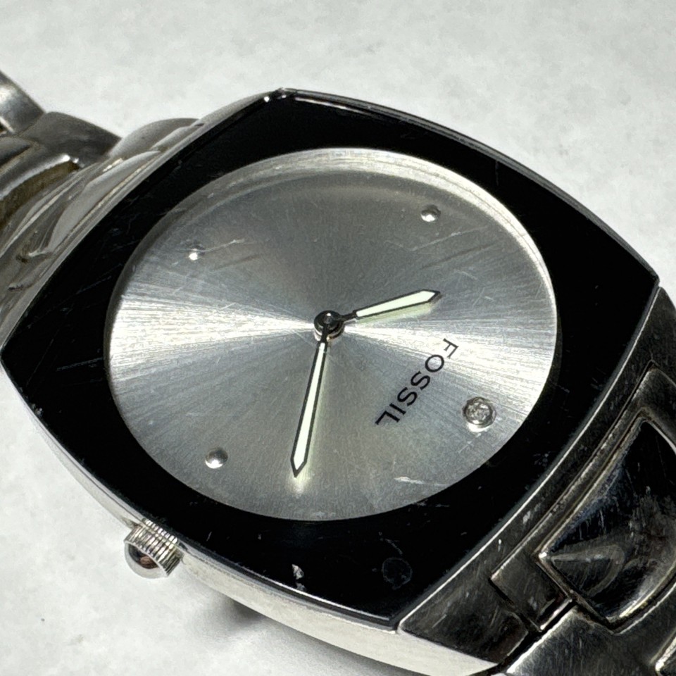 Fossil Arkitekt Men’s Watch New Battery Original Fossil Stainless Band ...