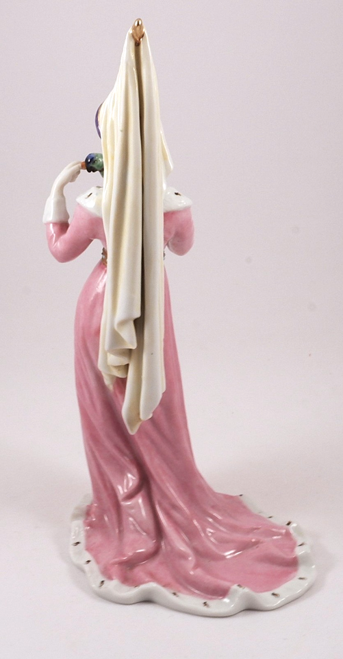 German Porcelain Figurine "Countess of the 15th Century" Women with ...