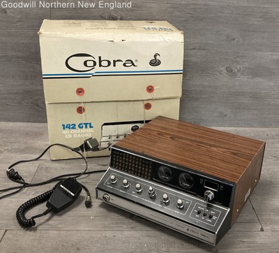 Vintage Cobra 142 GTL 40 Channel CB Radio Base Station IOB / Mic ...