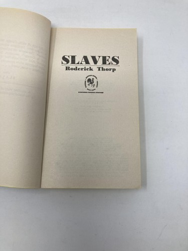 Slaves by Roderick Thorp First 1st Edition VG PB 1973 | eBay