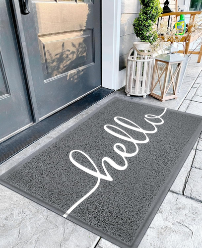 Funny Hello Mats Outdoor/Indoor, Front Door Mat outside Entrance ...