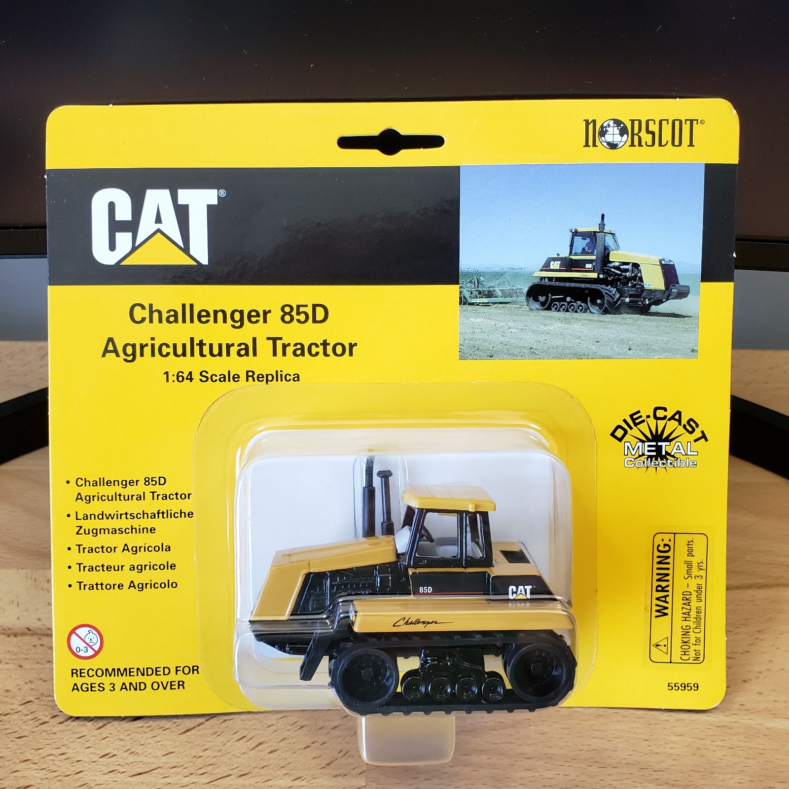 1998 Norscot Diecast Cat Caterpillar Challenger 85d Agriculture Tractor ...