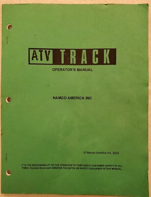 Original Namco ATV Track Arcade Game Manual | eBay