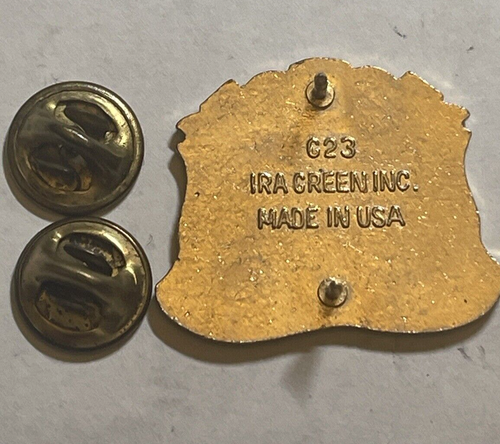 Vintage US ARMY Insignia Pin ON TIME ON TARGET G23 IRA Green Made in ...