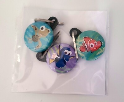 Disney Movie Club zipper pulls Finding Nemo & Finding Dory collectible ...