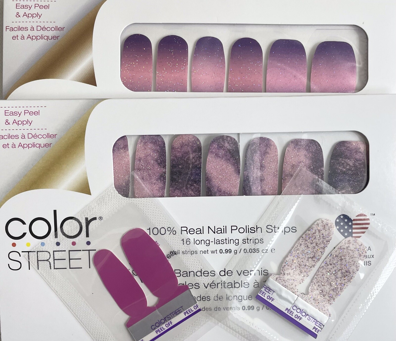 Celestial Waves & Till The Glitter End, Color Street Nails, Retired, $2 ...