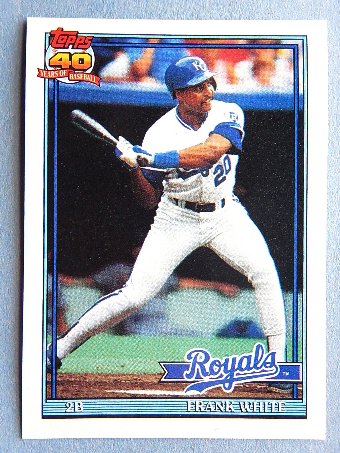 Frank White #352 Topps 1991 Baseball Card (Kansas City Royals) VG | eBay