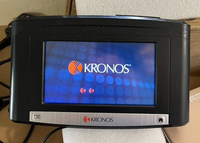 KRONOS INTOUCH 9100 H4 STANDARD HID PROX TIME CLOCK 8609100-003 | eBay