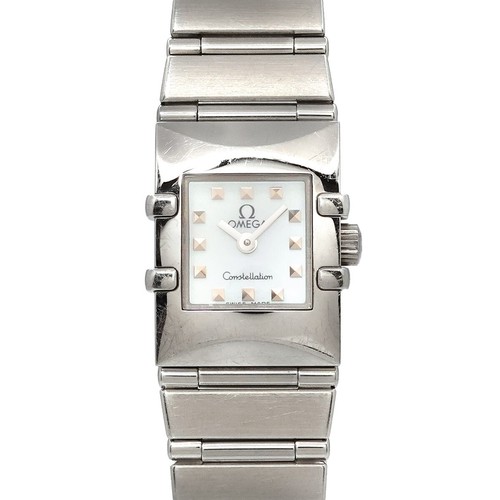 OMEGA Constellation Carre 1531 71 Quartz White Shell Dial Ladies ...
