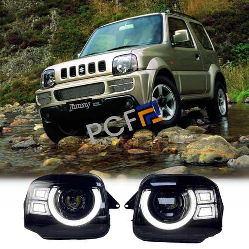For Suzuki JIMNY JB23 JB43 LED Headlights assembly Double Beam Lens ...