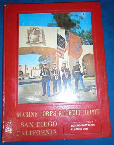 MARINE CORPS RECRUIT DEPOT MCRD USMC San Diego, Ca 1974 Echo Co 2028 ...