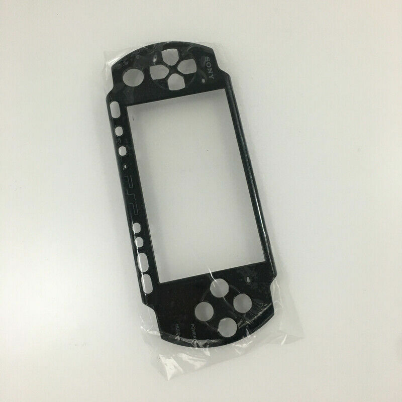 1 PCS Black Front Faceplate Case Shell Cover Replacement for PSP 3000 ...